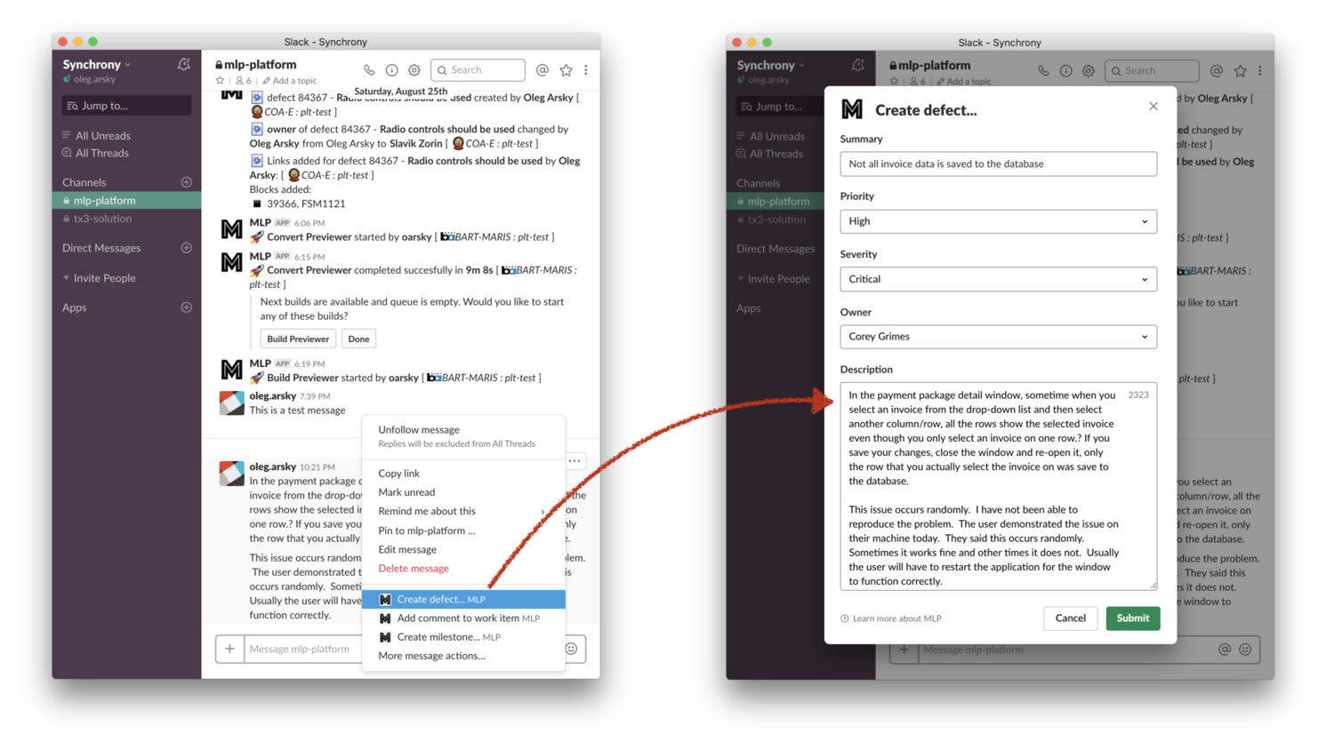 Slack Collaboration in Modernization Projects | Synchrony Systems